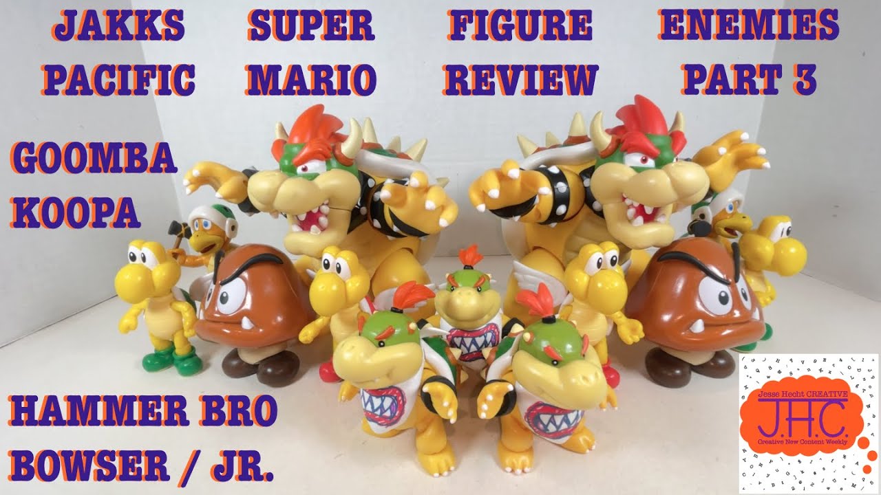 Super Mario Enemies Part 3 Action Figure Review! Jakks Pacific World of ...