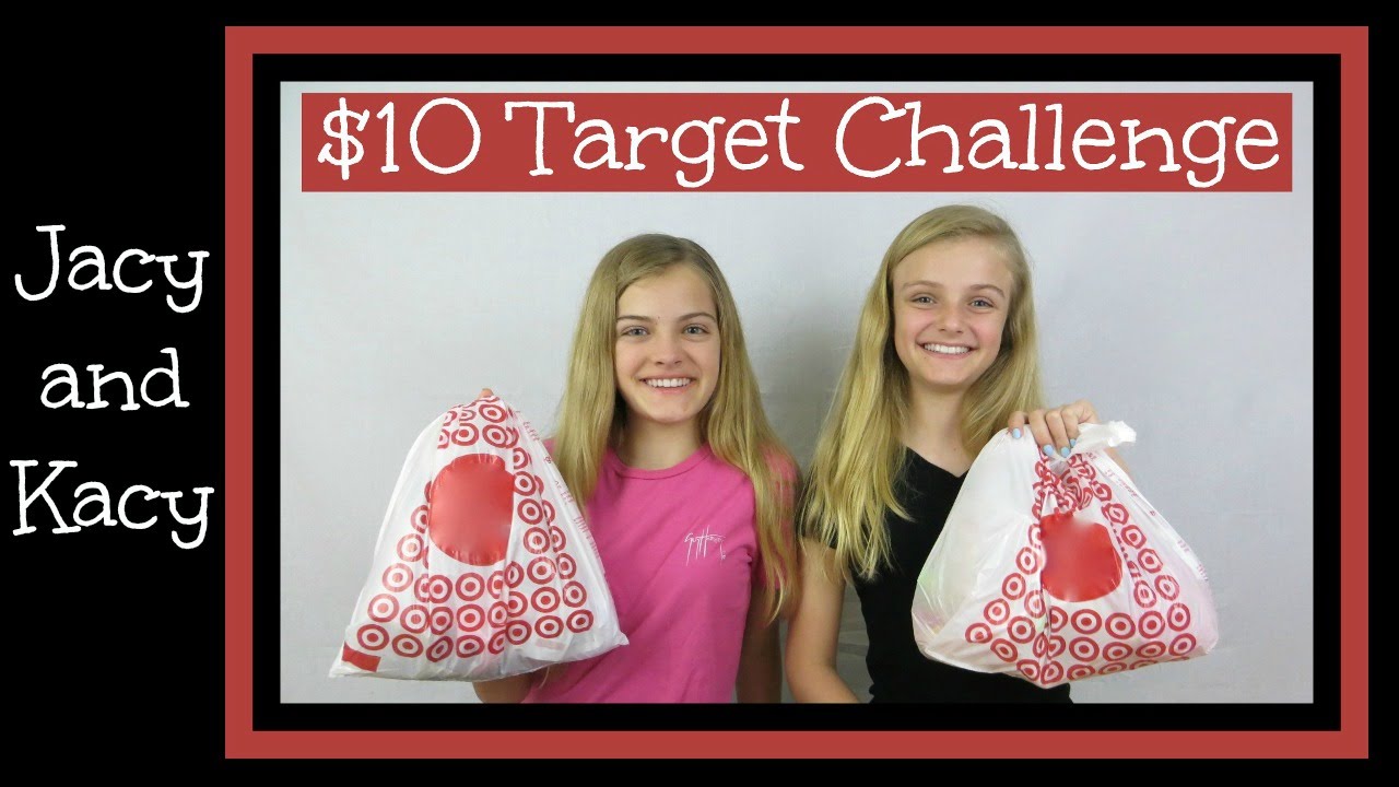 10 Dollar Target Challenge ~ Jacy and Kacy - YouTube