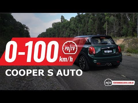 2019 MINI Cooper S (auto) 0-100km/h & engine sound