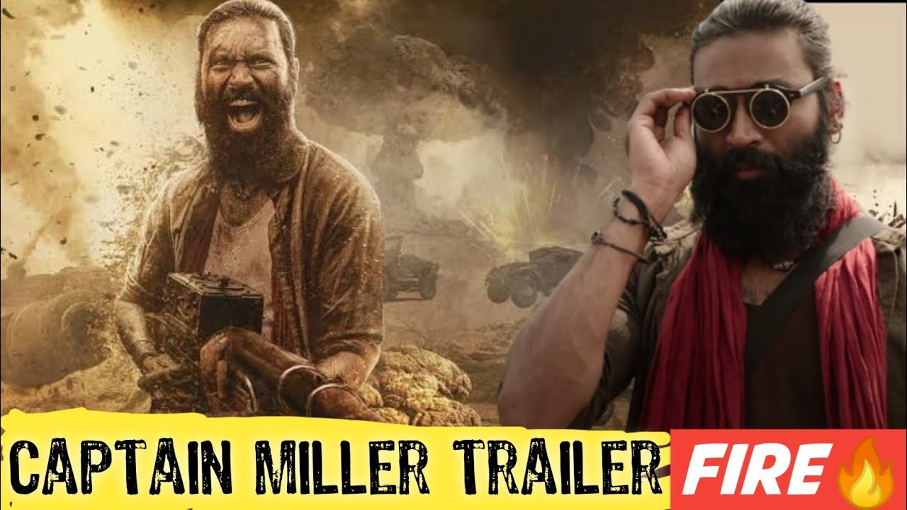 Captain Miller Trailer Review 🤬 || Dhanush - YouTube