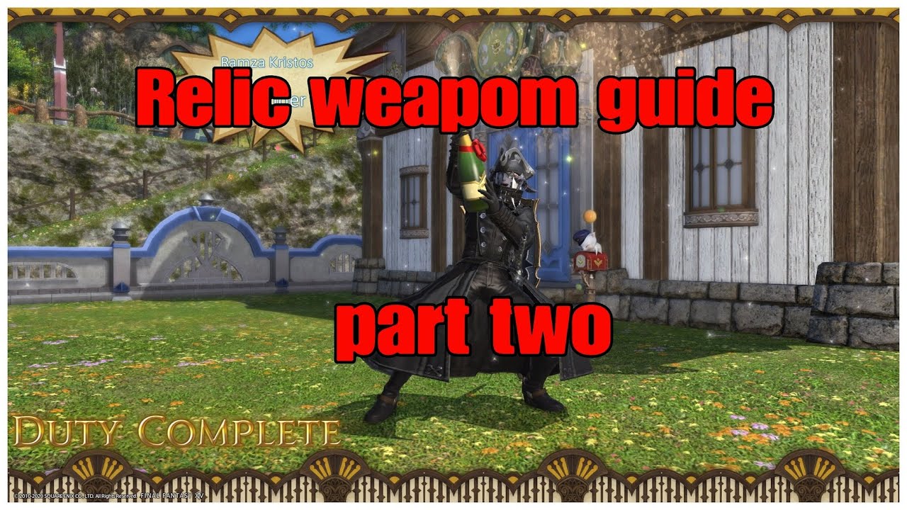 FFXIV: Shadowbringers Relic weapon guide part two where to and what to ...