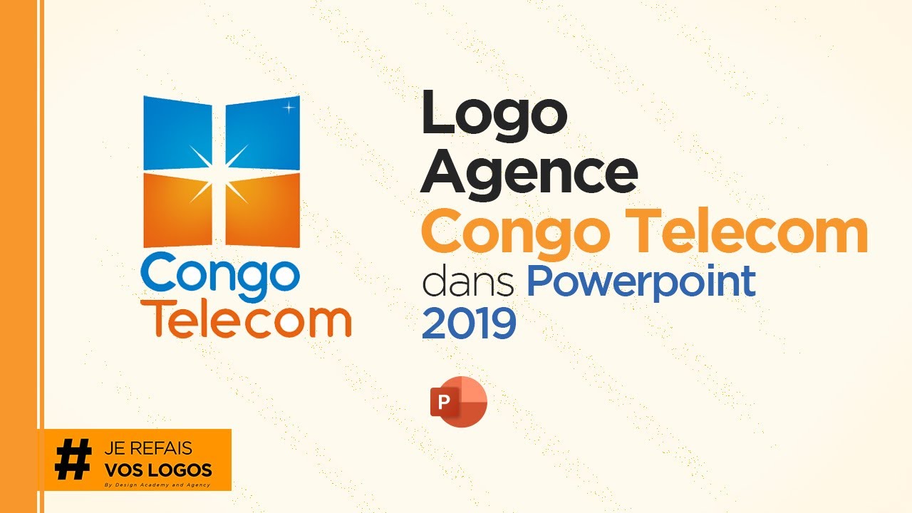 Je refais le logo de Congo Telecom sur PowerPoint 2019 | #1 - YouTube
