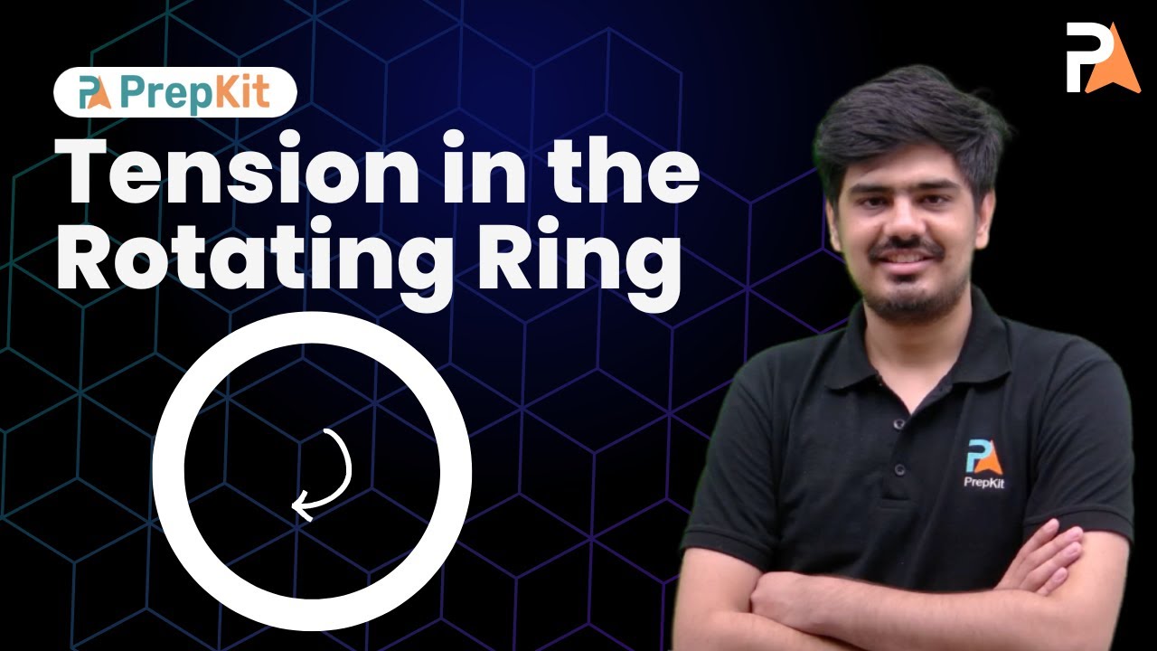 Tension in rotating ring | Mechanics Problem | IIT JAM | TIFR | JEST ...