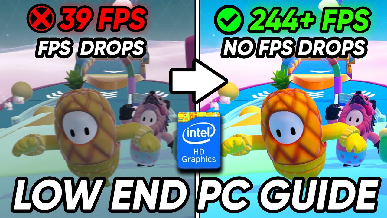 🔧 Fall Guys Low End PC: Boost FPS and Fix Lag & FPS Drops In Low End PC ...