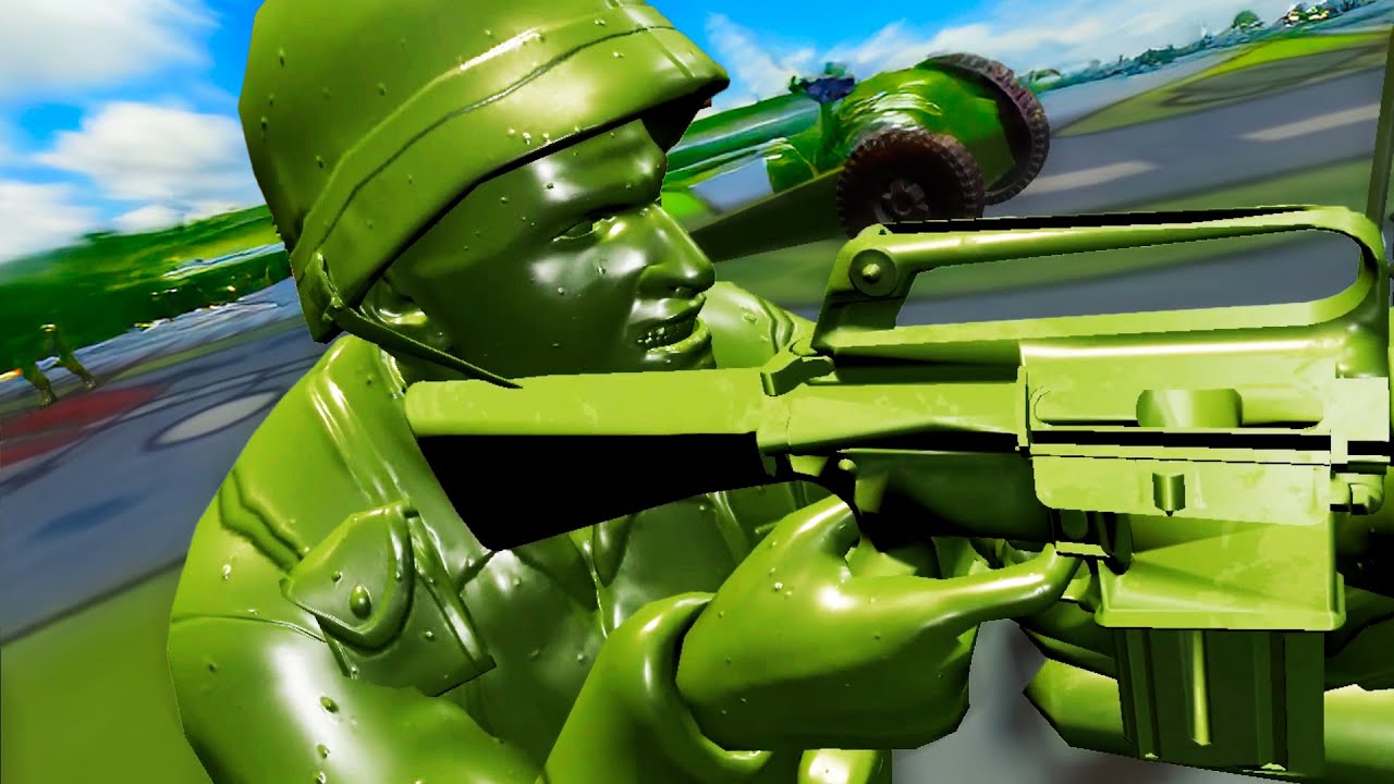 Fighting as a TOY Soldier in Plastic Battlegrounds VR - YouTube