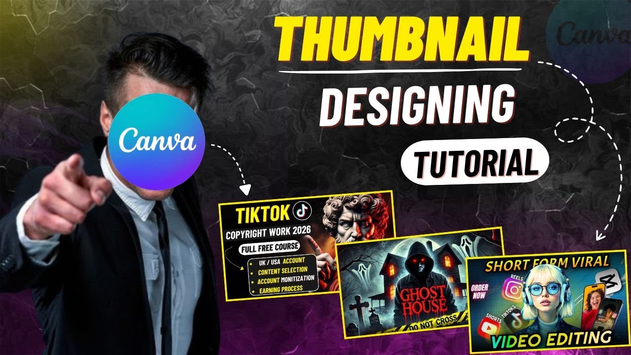 How to Create YouTube Thumbnails in Canva | Canva Thumbnail Tutorial ...