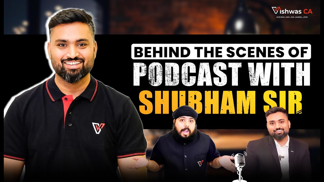 Behind the Scenes of Podcast with Shubham Sir | Full Podcast Coming ...