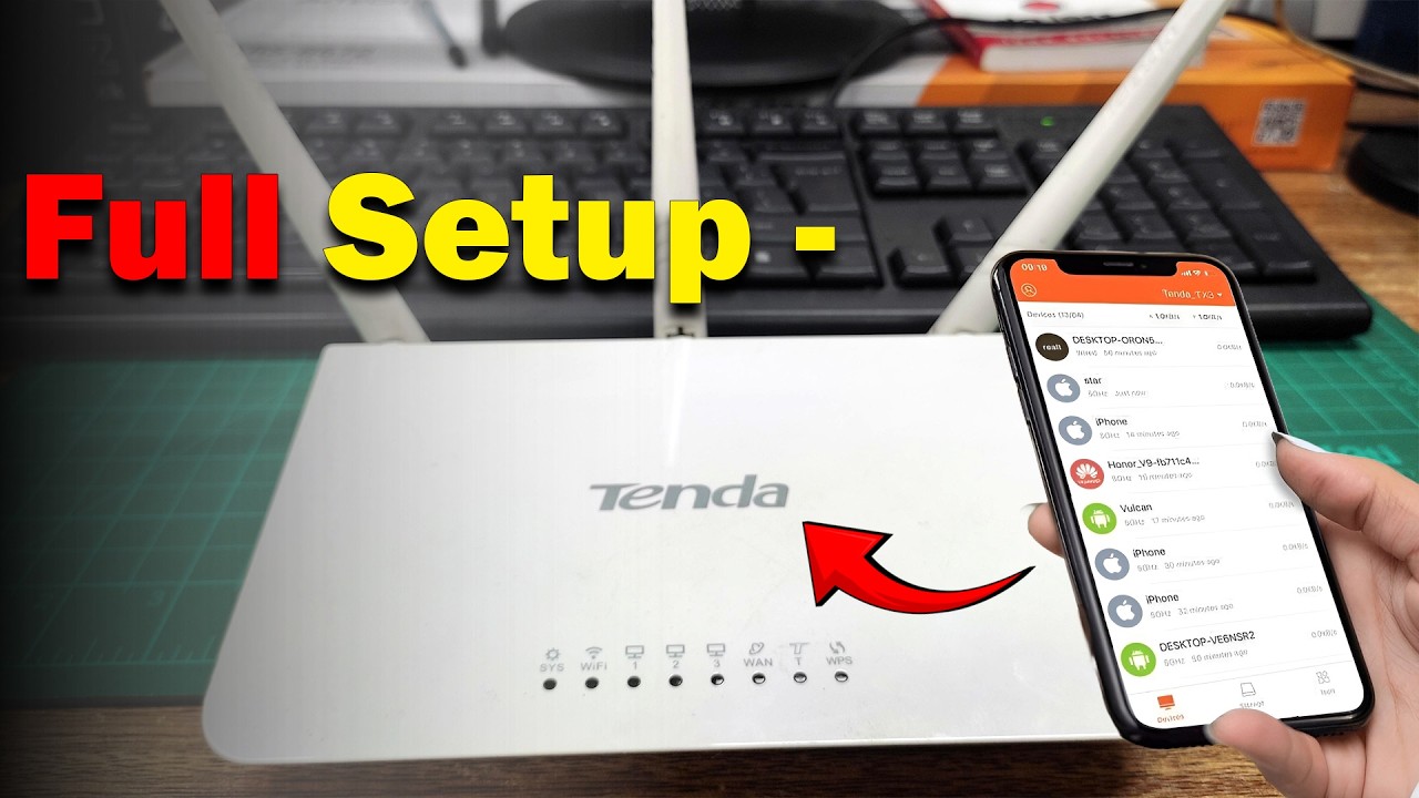 How to Setup & Configure Tenda WiFi Router in Mobile How to Setup Tenda ...