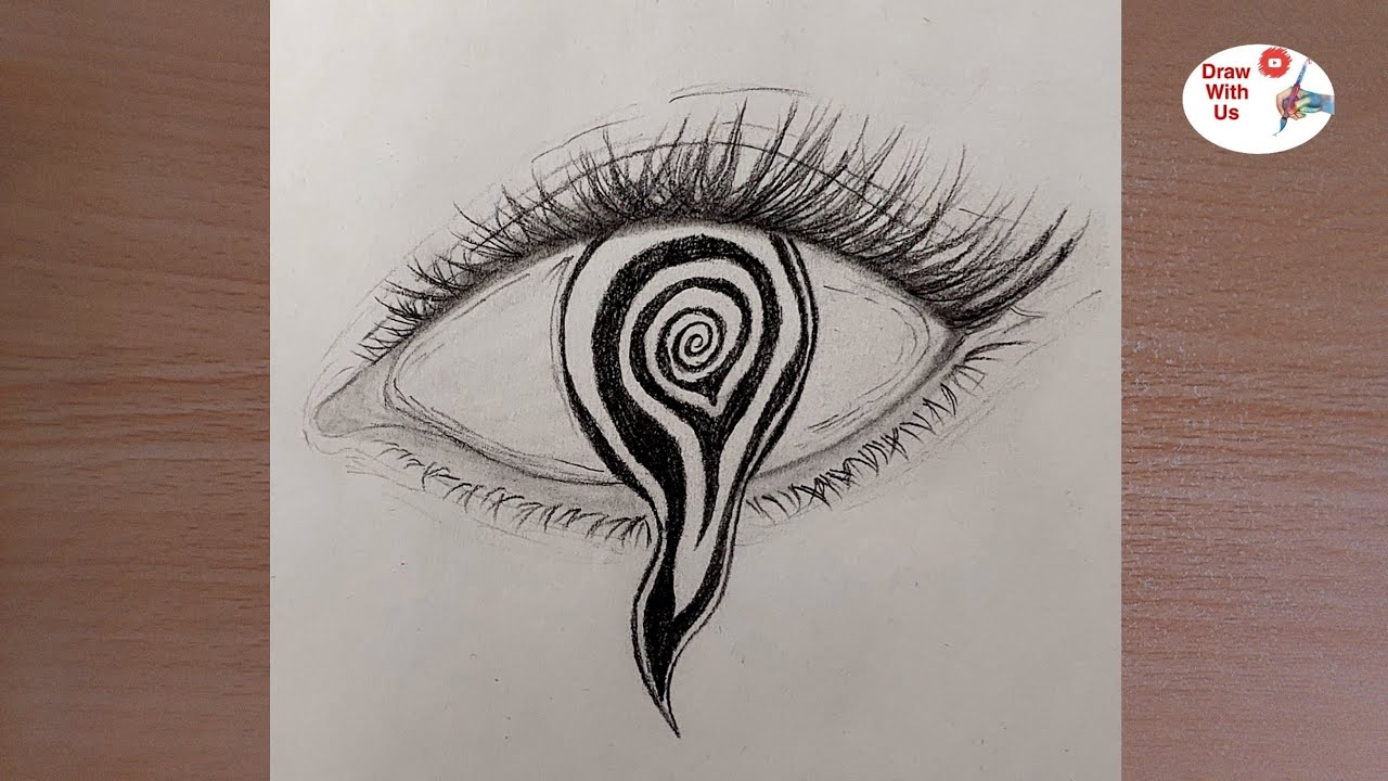 How to draw step by step a nice eye for beginners. easy drawing for ...