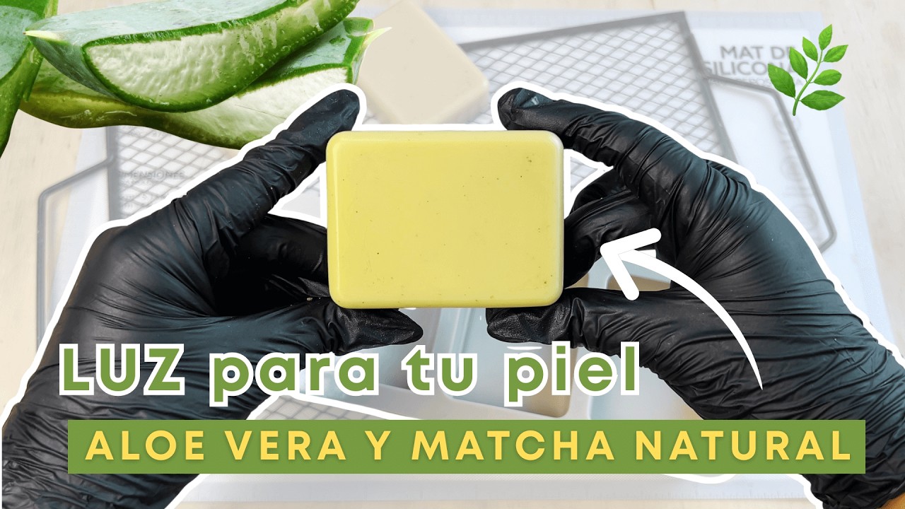 ALOE VERA & MATCHA SOAP 🍃🧼 Soothing, Cleansing & Brightening – Step-by ...