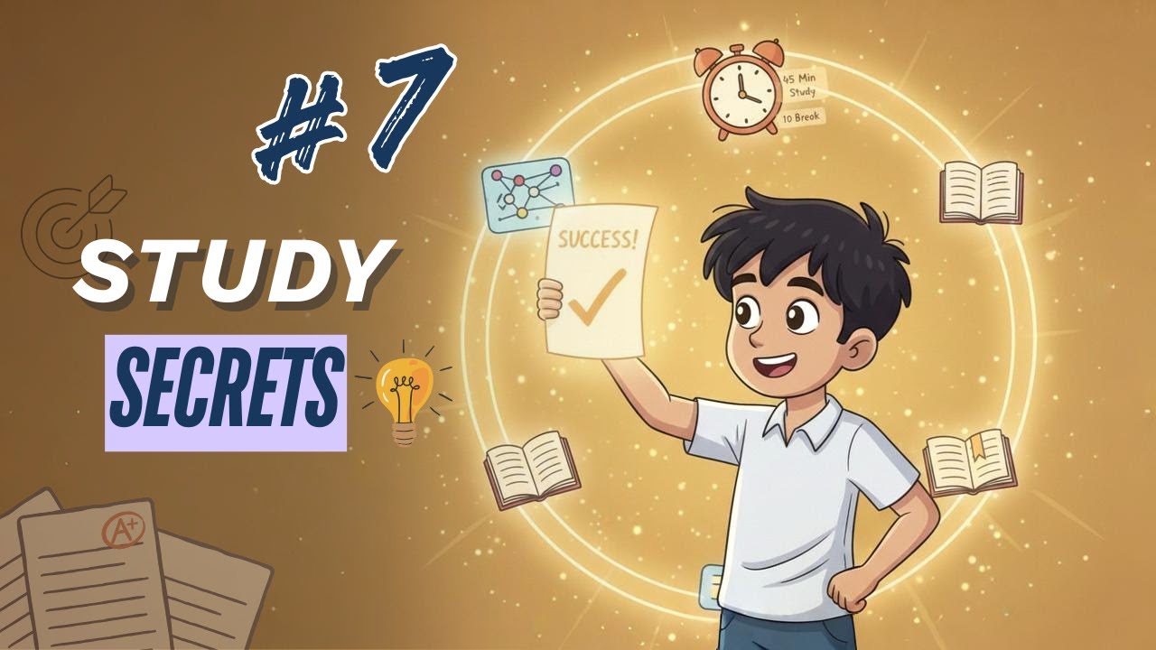 Study Smart, Not Hard — 7 Rules Explained ! | Study Motivation Story ...