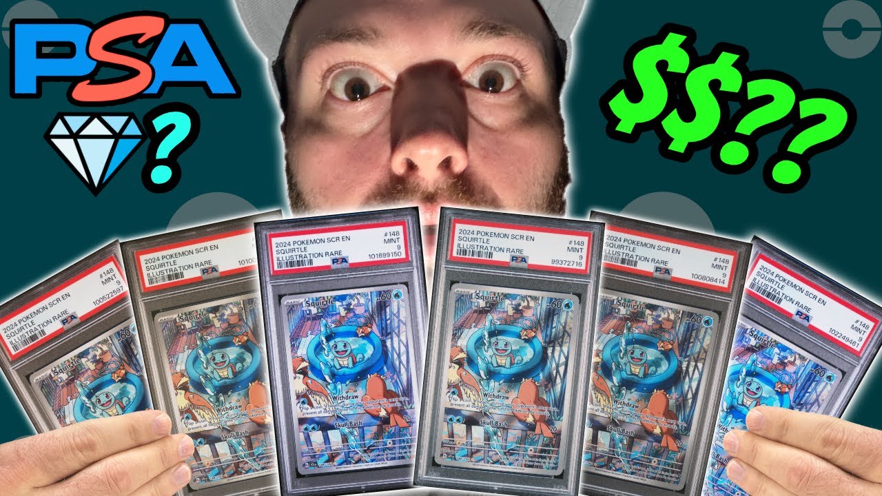 I Cracked 6 PSA 9 Squirtles to Beat the Grading System - YouTube