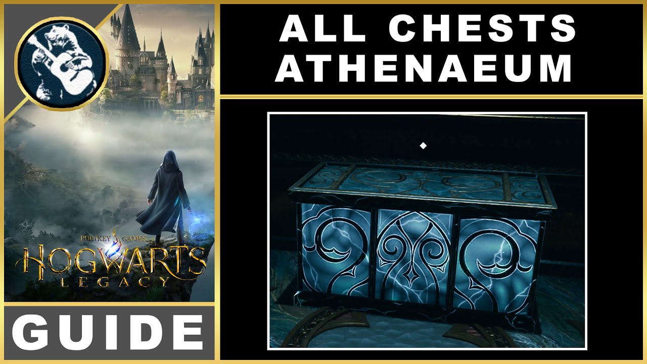 All Chest Location in The Antechamber called Athenaeum | Hogwarts ...