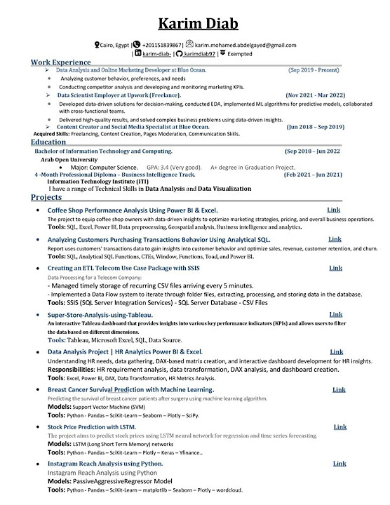 CV Karim Diab KSA - YouTube