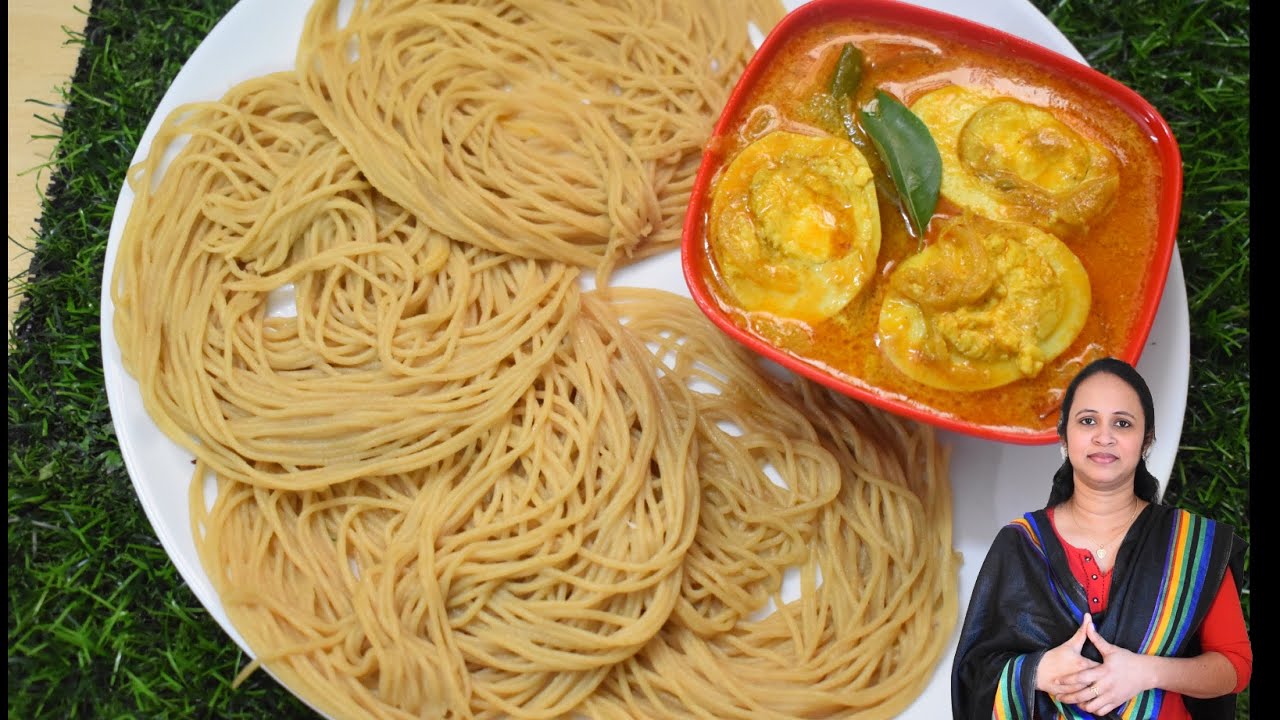 பூ போல கோதுமை இடியாப்பம் & முட்டை குழம்பு \ soft wheat Idiyappam ...