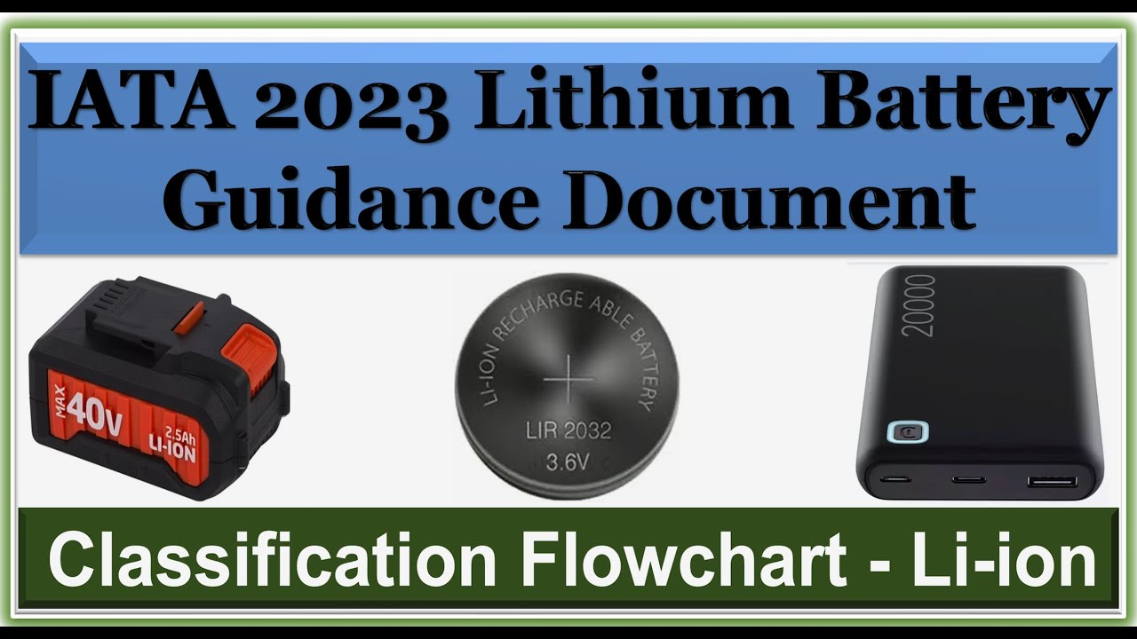 Lithium-Ion Classification Flowchart_Air Transport - YouTube