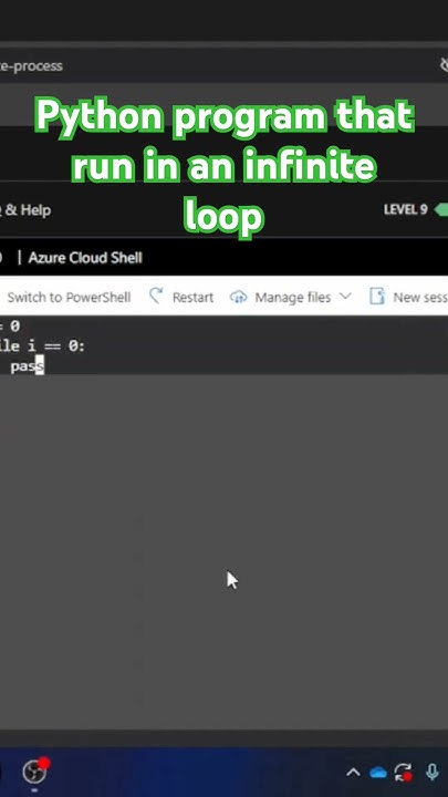 Python Program That Run In An Infinite Loop Python Linux Coding