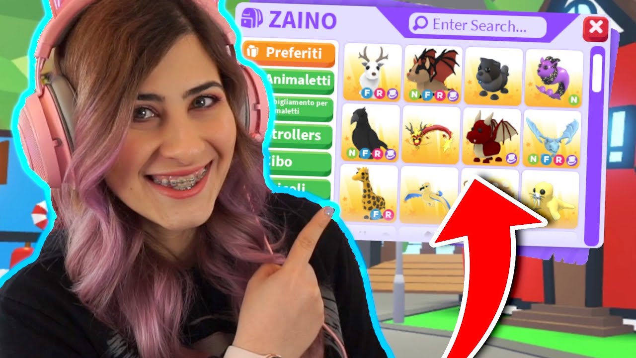 ECCO il MIO INVENTARIO RICCO di Adopt Me con più di MILLE PET 😱 - YouTube