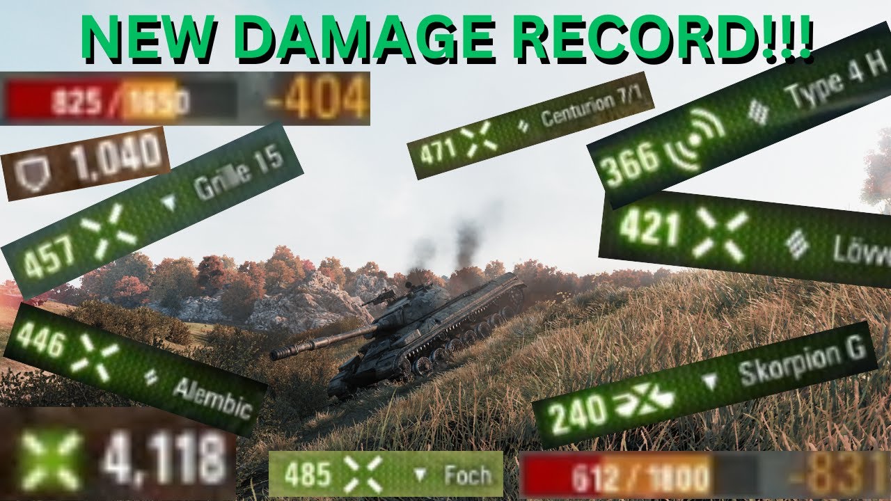 NEW DAMAGE RECORD!!! // World of Tanks - YouTube