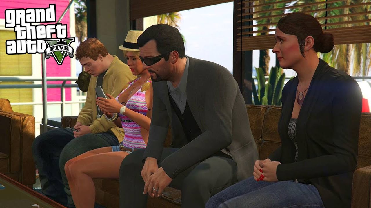 GTA 5 MICHAEL & FAMILY - DAY IN THE LIFE (GTA 5 MODS) - YouTube