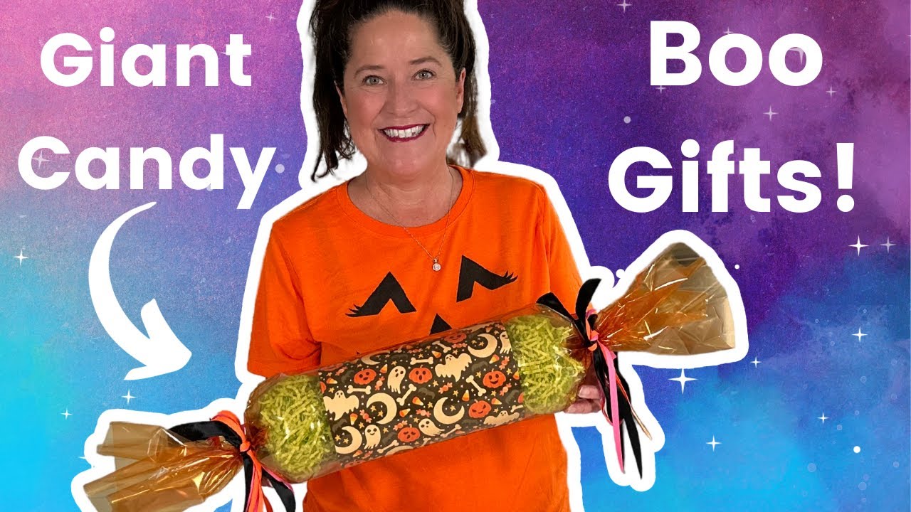 DIY 🎃 Giant Halloween Candy Boo Gift, Made with Upcycled 2 Liter ...