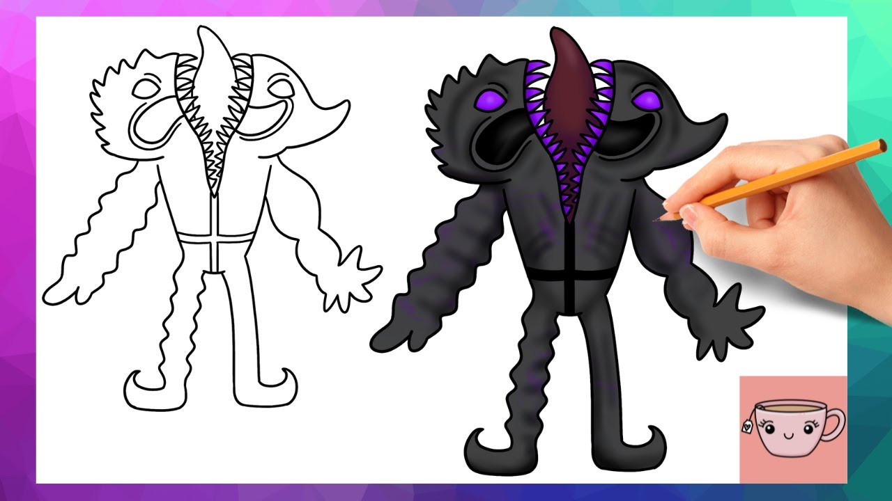 How To Draw Hellish Naughtified Bittergiggle from Garten of Banban ...