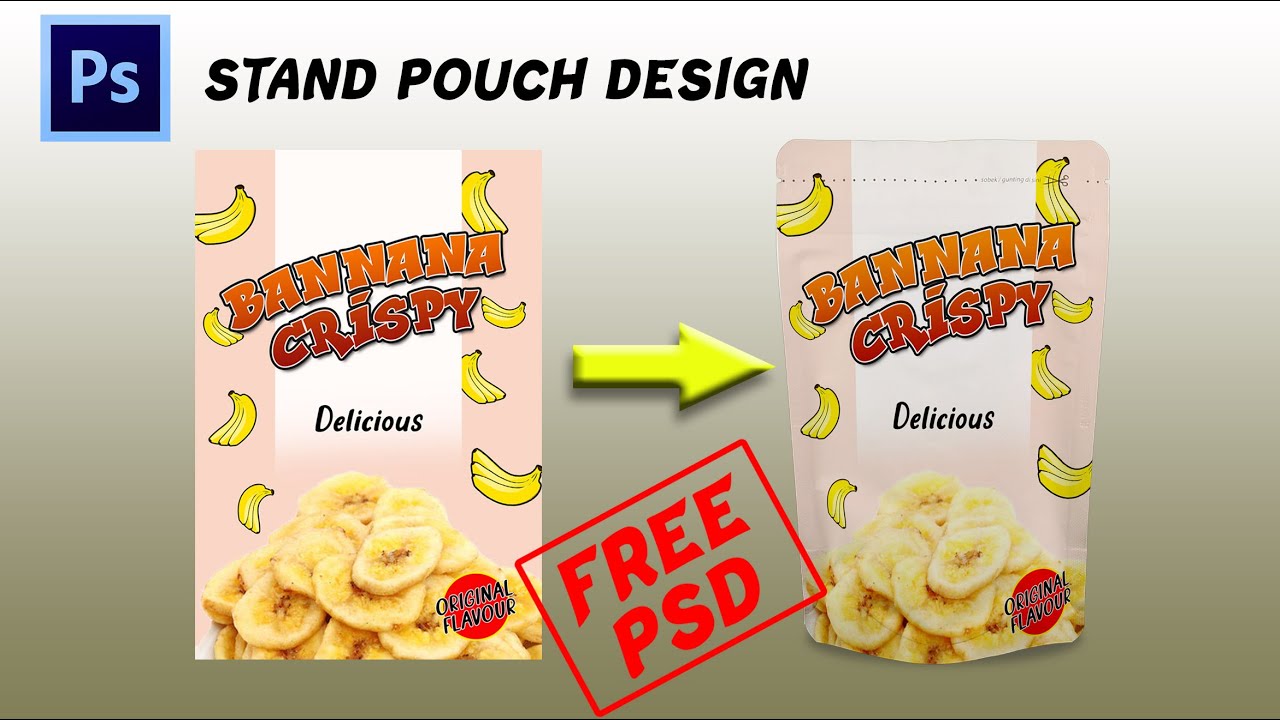 IT'S VERY EASY .. How to Make a Packaging Design for your product using ...