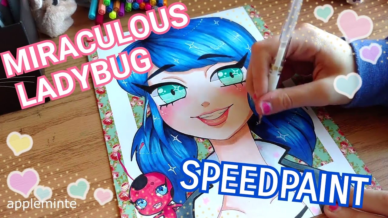 SPEEDPAINT || Miraculous Ladybug! - YouTube