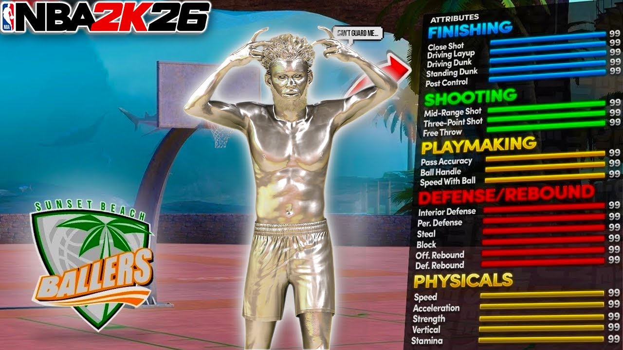 I MADE THE BEST GUARD BUILD ON NBA2K26! 🔥 (99 3PT 99 Ball Handle) - YouTube