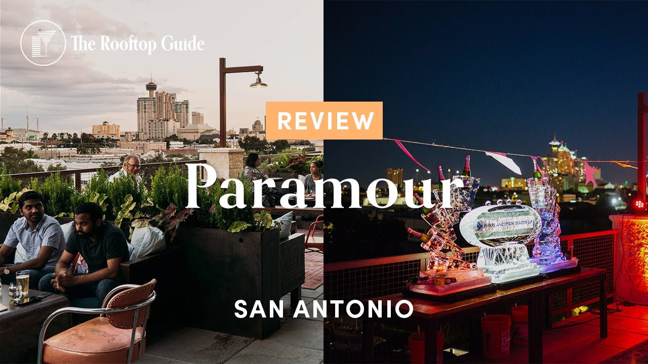 Paramour Rooftop Bar in San Antonio - Review - YouTube