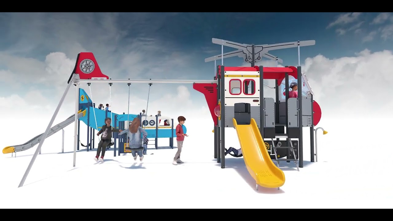 The Plane and Helicopter - Inspirational Playground Concept by KOMPAN ...