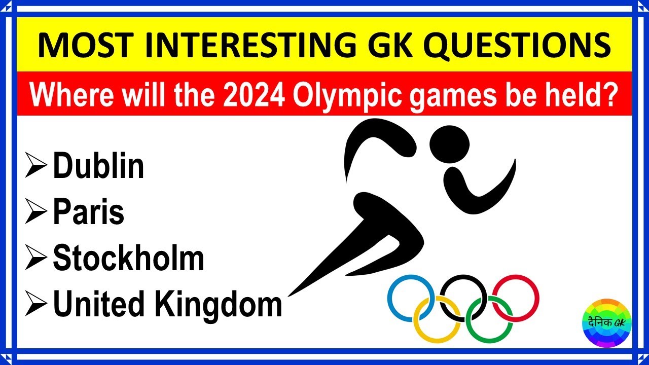 Sports GK | GK Quiz on Olympics | GK Question | Olympic games | GK ...