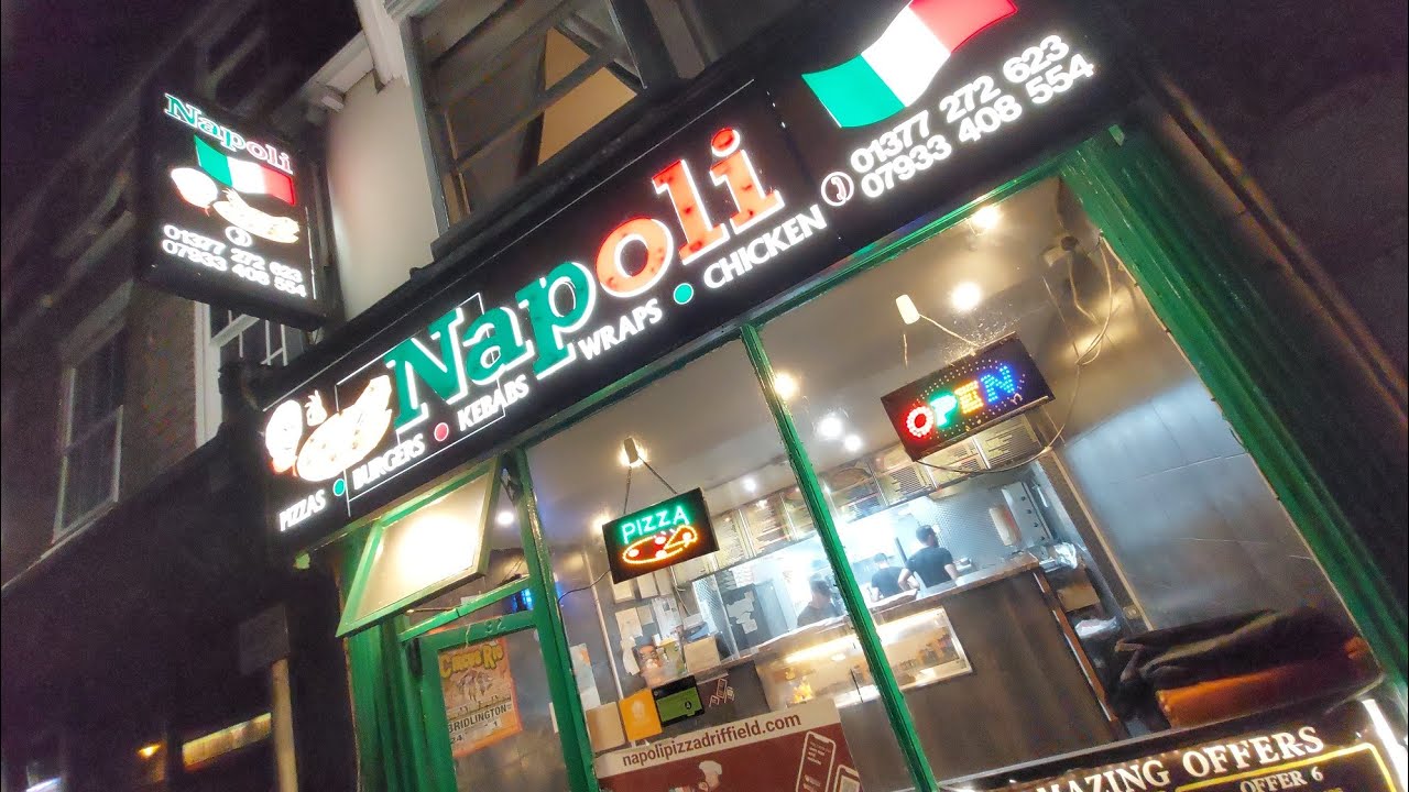 Kebab shop food review in East Yorkshire at midnight - YouTube