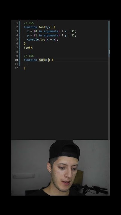 ES6 default parameters - YouTube