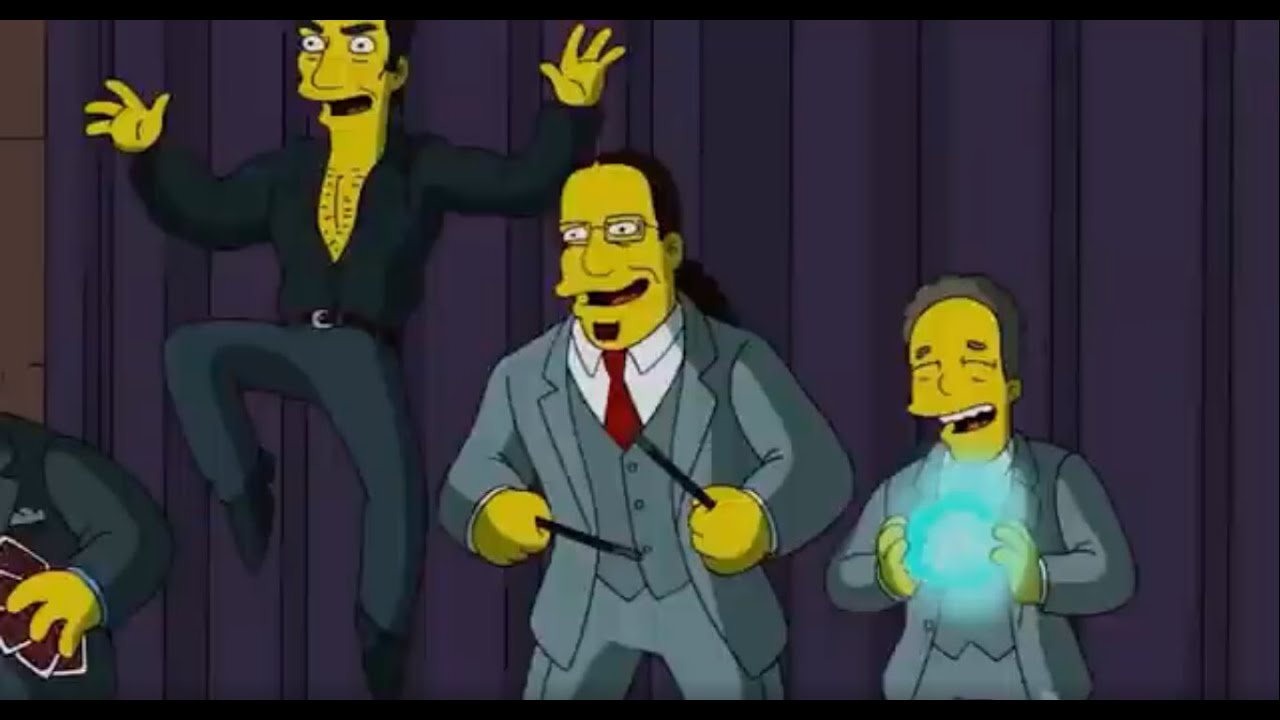 The Simpsons Lisa Is In A Magician Fight With Top Magicians - YouTube