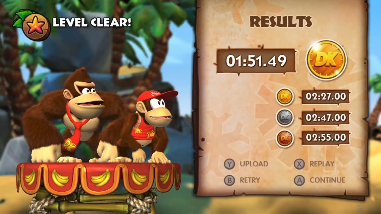 [DKCTF] (Original Mode) 4-1 Deep Keep - 1:51.49 (7th WW) - YouTube