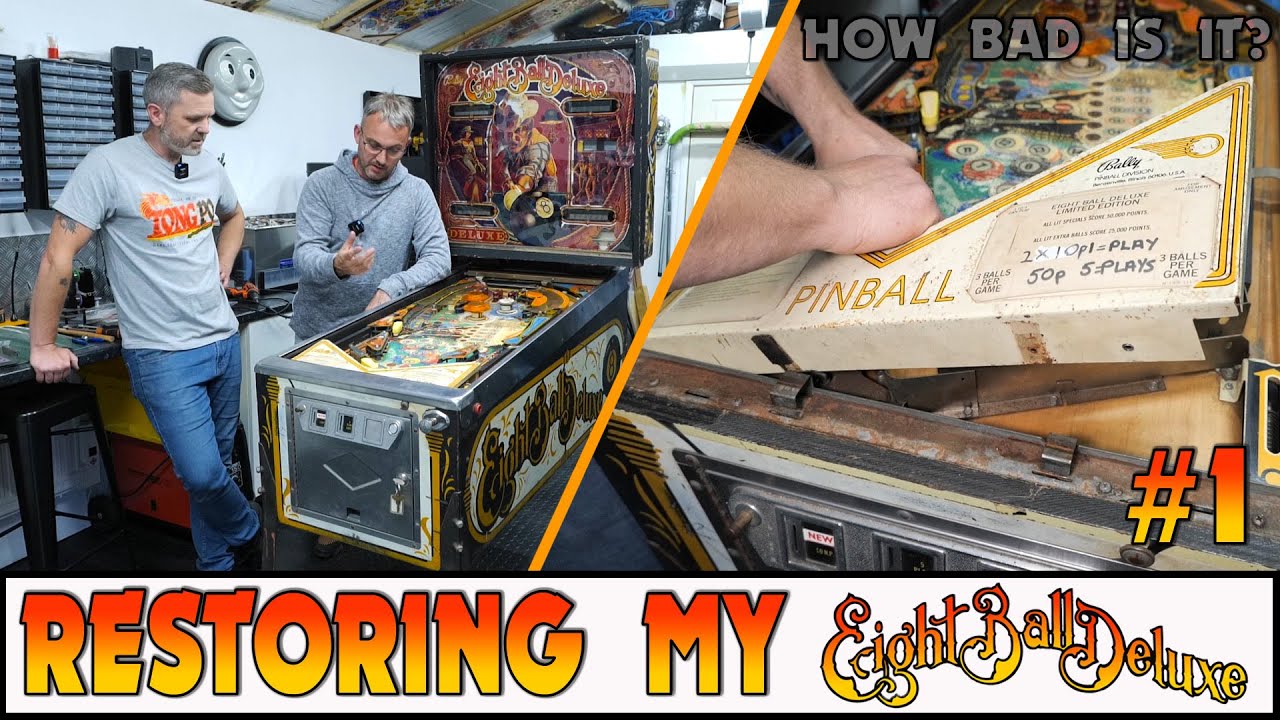 Restoring my Bally Eight Ball Deluxe Pinball Machine | Barn find ...