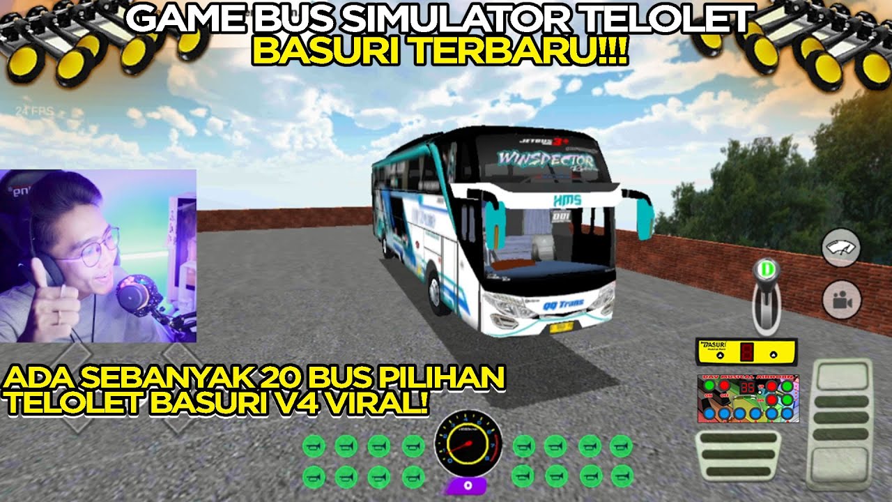 GAME BUS TELOLET BASURI TERBARU! ADA PILIHAN BUS SEBANYAK 20 LIVERY ...