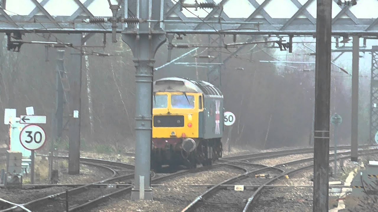 WC Class 47 No 47580 on 0Z71 Carnforth - Buxton Urs @ Guide Bridge on ...
