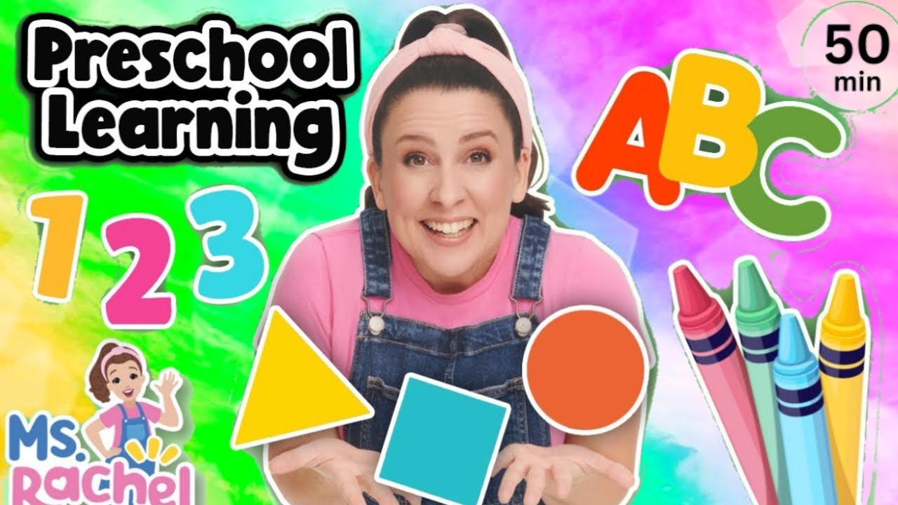 Preschool & Toddler Learning Video with Ms Rachel - Learn Shapes ...