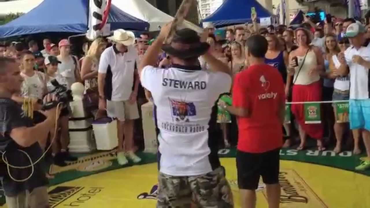 Annual Cockroach Race - Australia Day 26 Jan 2015 - YouTube