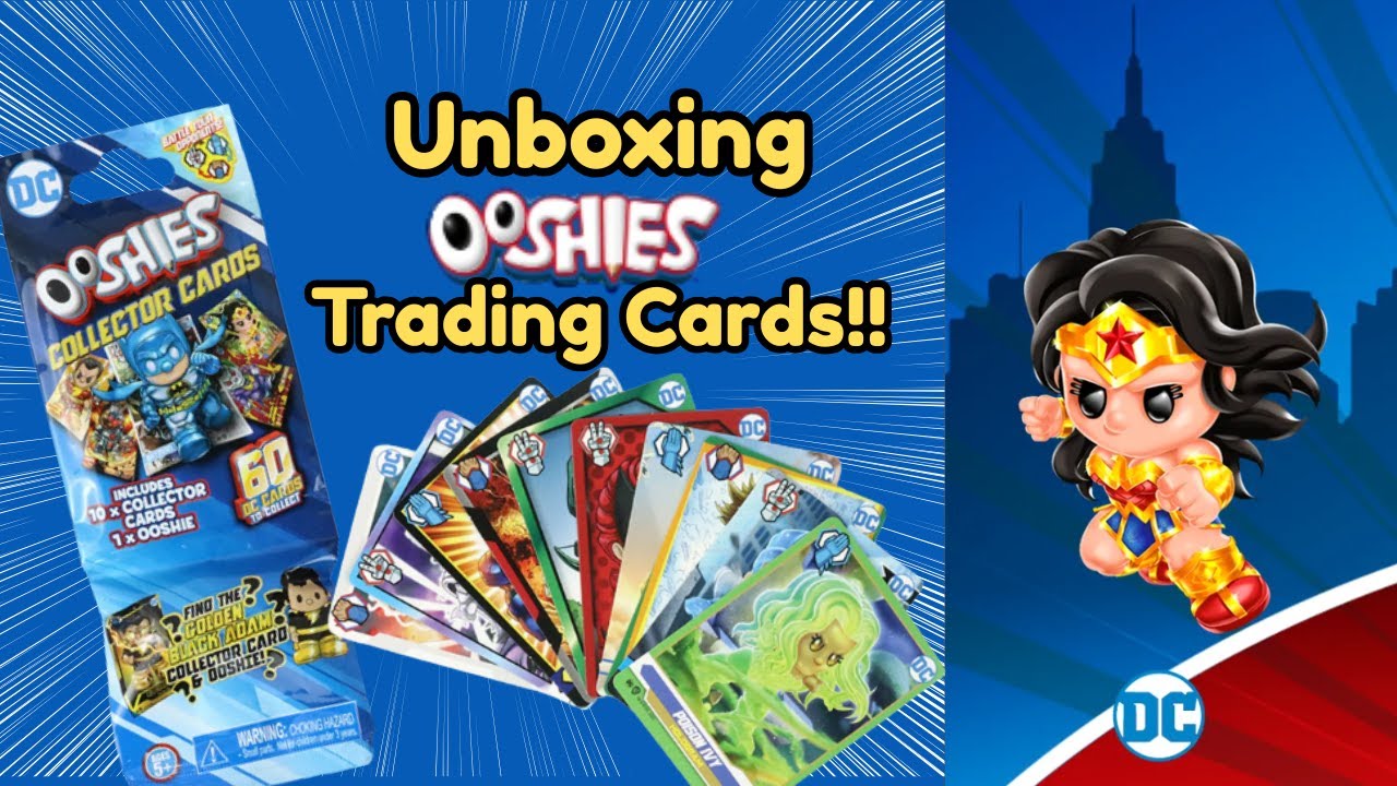 I’m OBSESSED 😍 DC Ooshies Unboxing — These Cards Are SO PRETTY (Black ...