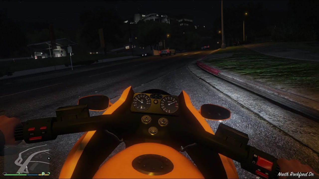 Night Time Highway Drive In First Person GTA 5 | 60 fps 1080p HD - YouTube