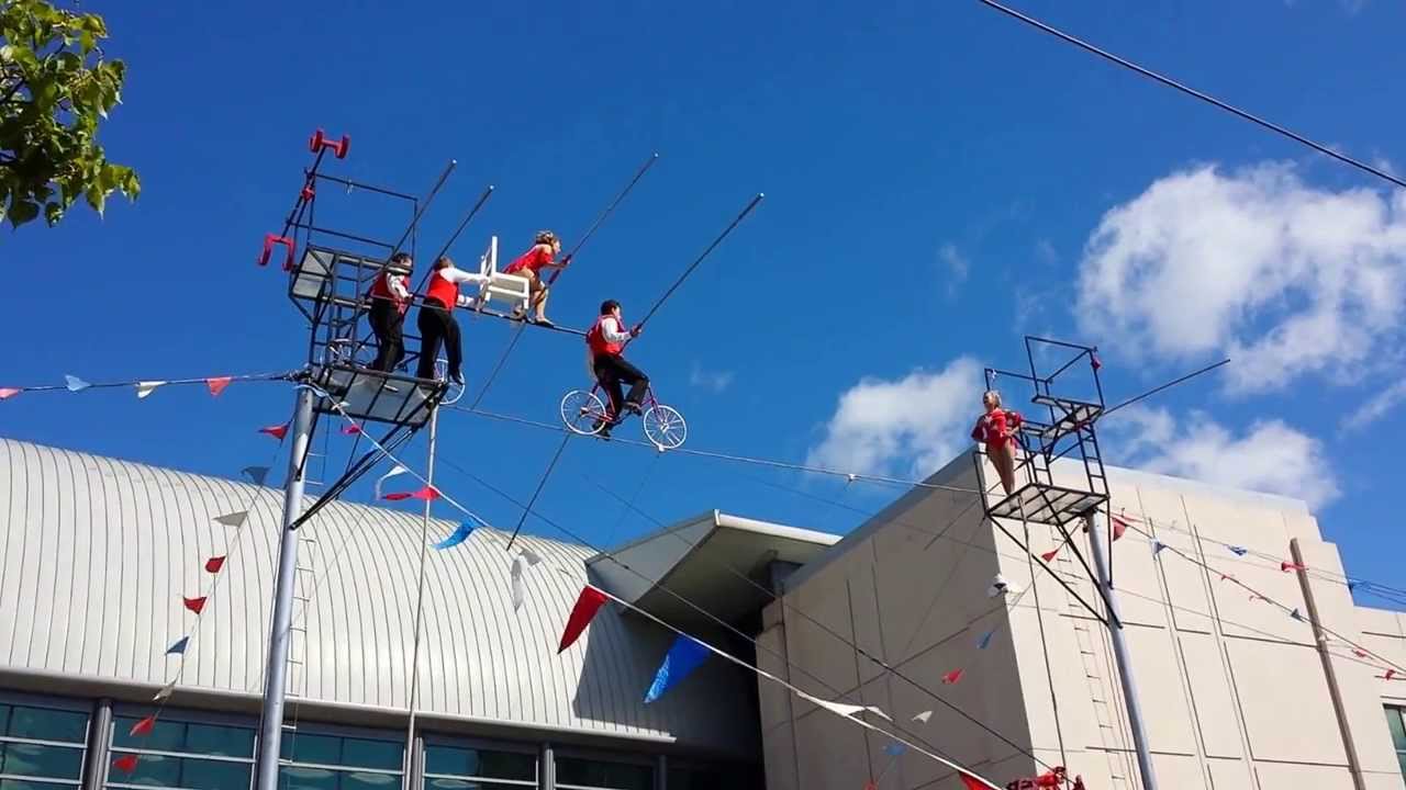 The Flying Wallendas at 2013 CNE Media Day - YouTube