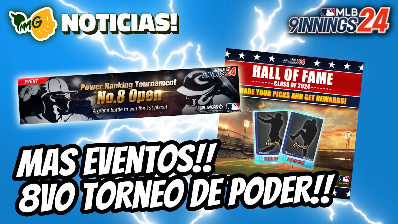 Octavo Torneo de Poder y Mas Premios en MLB 9 Innings 2024 - YouTube