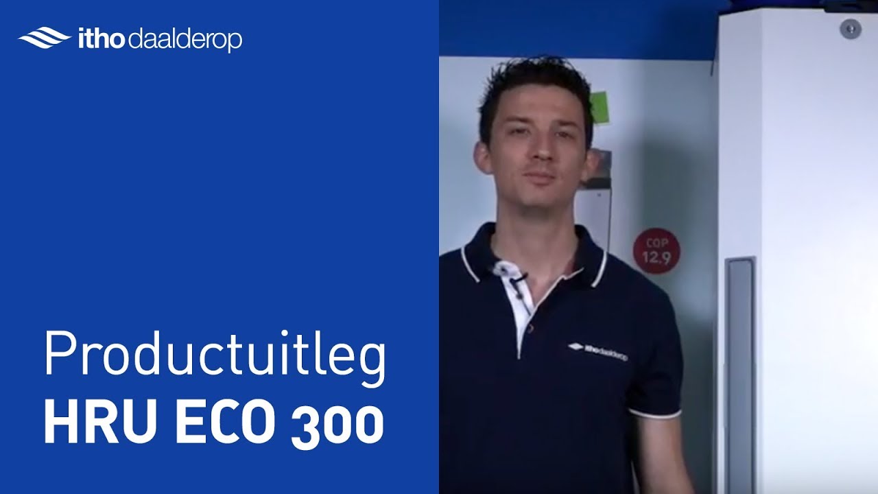 HRU ECO 300 WTW-ventilatie-unit - Productuitleg - Itho Daalderop - YouTube