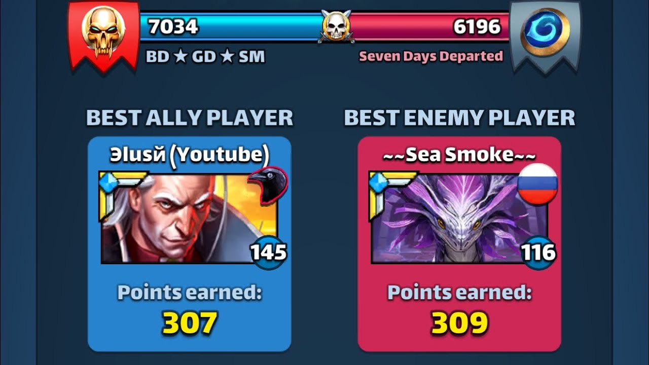 [RUSH WAR] - Gipsy Danger (BD* GD* SM) vs. 7 DAYS DEPARTED - Empires ...