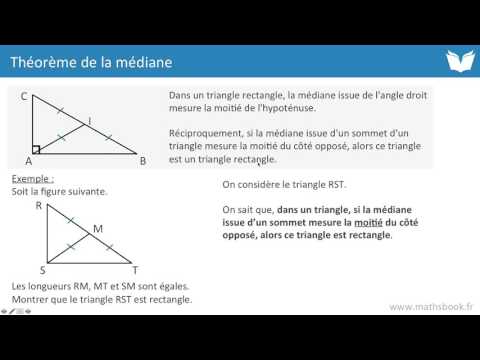 Théorème de la médiane - Cours de maths