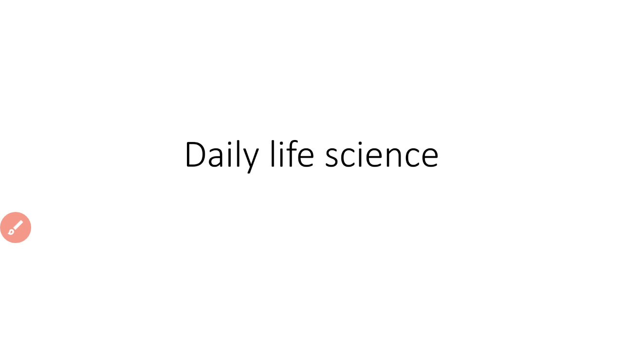 Daily life science - YouTube
