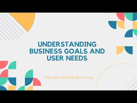 Understanding Business Goals and User Needs - Day 3 - YouTube